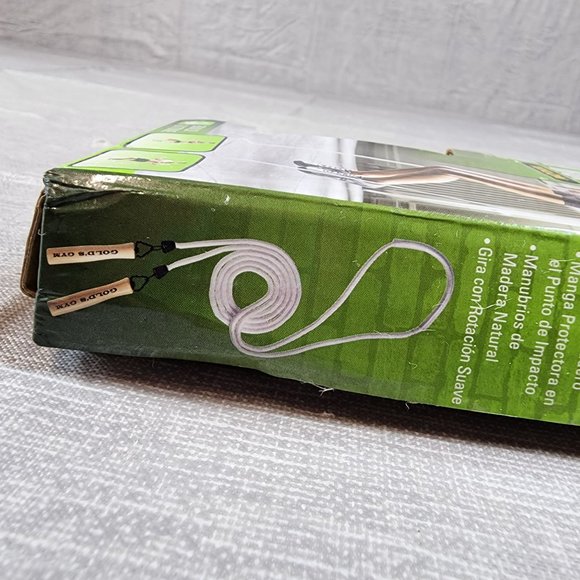 Golds Gym | Other | Golds Gym Jump Rope 9footlong Polyester Rope Wooden ...